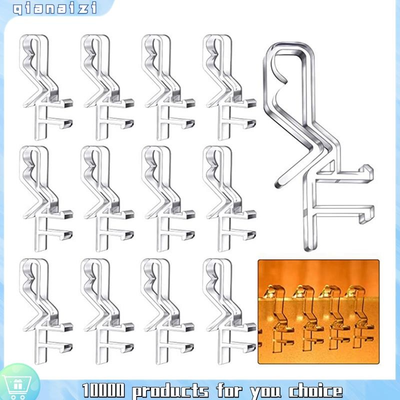 [qianaizi]1-7/8 Inch Hidden Channel Valance Clips Clear Plastic Valance ...