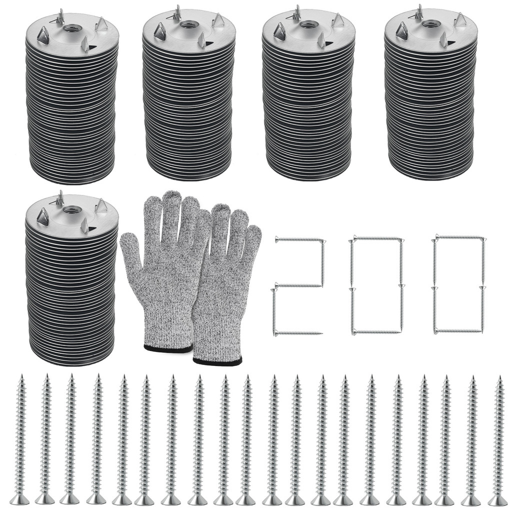 200Pcs Foam Board Fixing Fastener Set 1.1 Inch Galvanized Iron ...