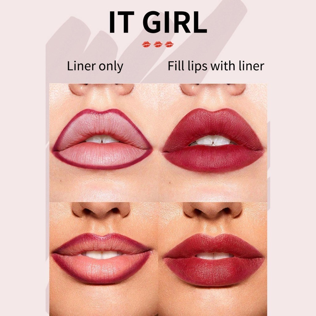 Lip Marker Stain Pen Hydrating Lip Stain Marker Tinted with Aloe ...