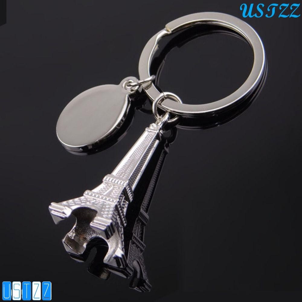 USTZZ 3D Eiffel Tower Keyring, Paris Olympics Zinc Alloy Paris Tower ...