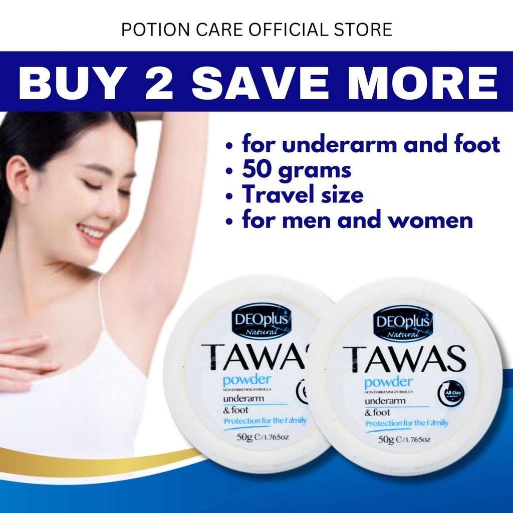 BUY 2 SAVE MORE Deoplus Powder Tawas for Foot and Underarms Skin ...