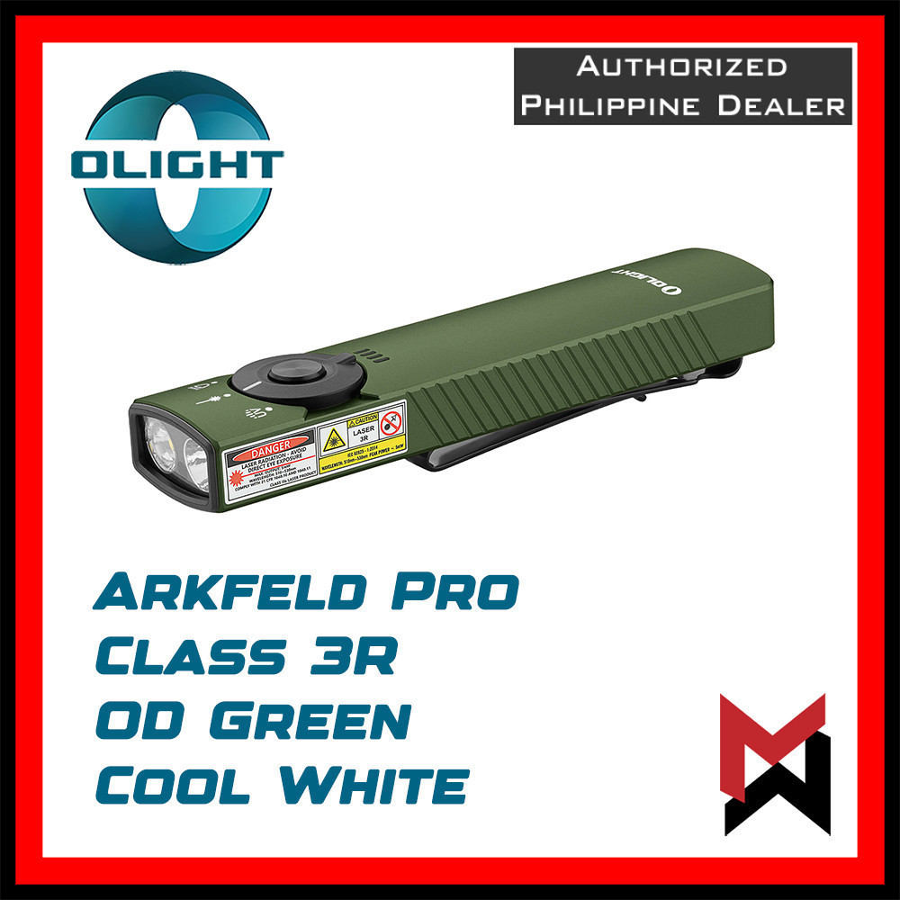 Olight Arkfeld Pro - OD Green - Class 3R Green Laser + White LED ...