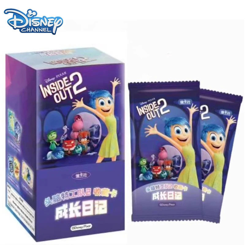 Inside Out 2 Cards Anime Figure Joy Anger Digust Fear Sadness ...
