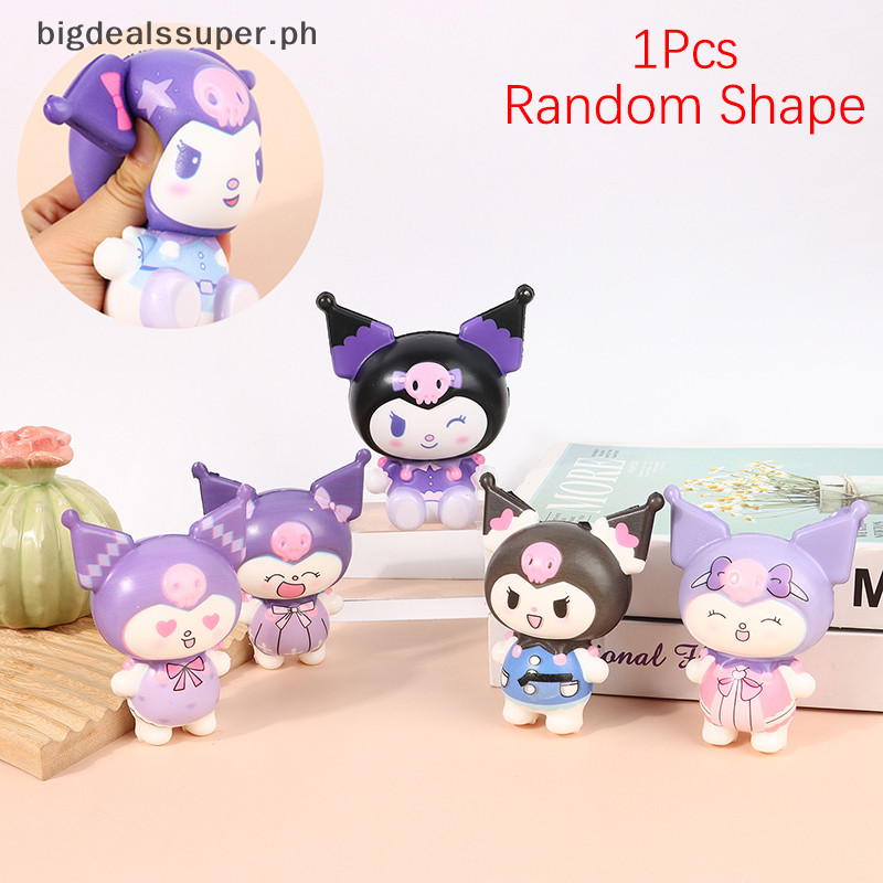 Pro Kawaii Kuromi Deion Sanrio Stress Relief Squishy Anime Cartoon ...