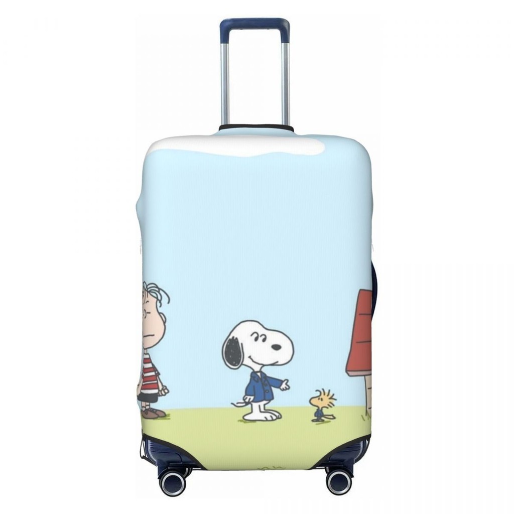 Snoopy Travel Luggage Cover Funny Cartoon Washable Suitcase For 18-32 ...