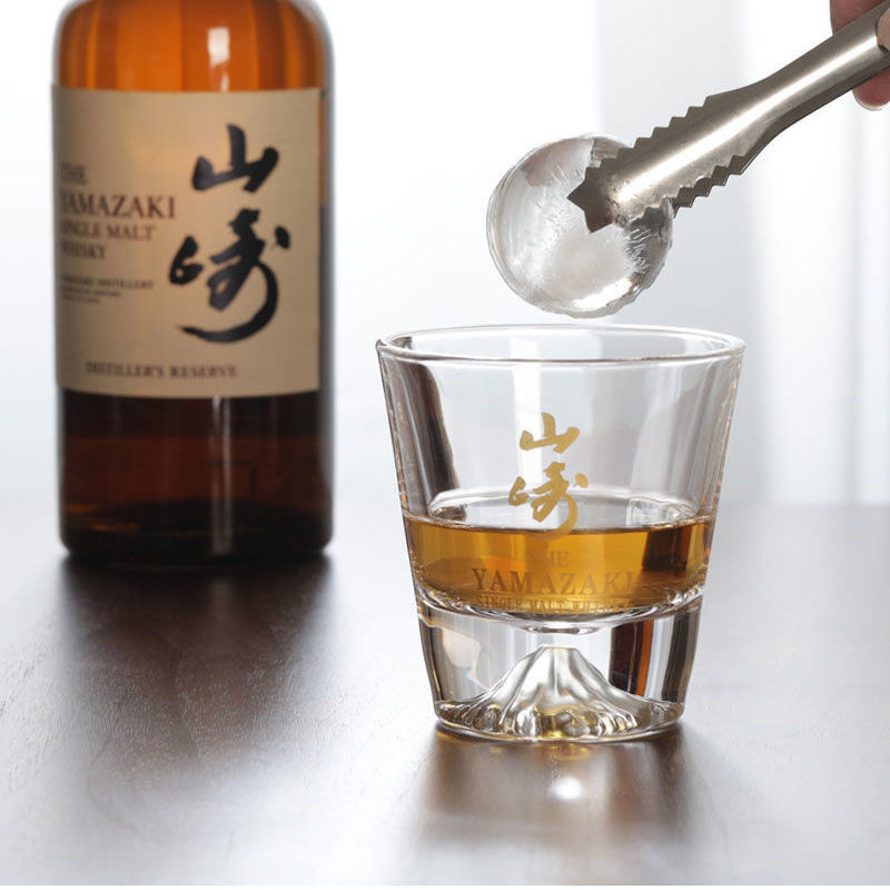 Suntory Lead-Free Crystal Mount Fuji Glass Whiskey Yamazaki Glass Smell ...