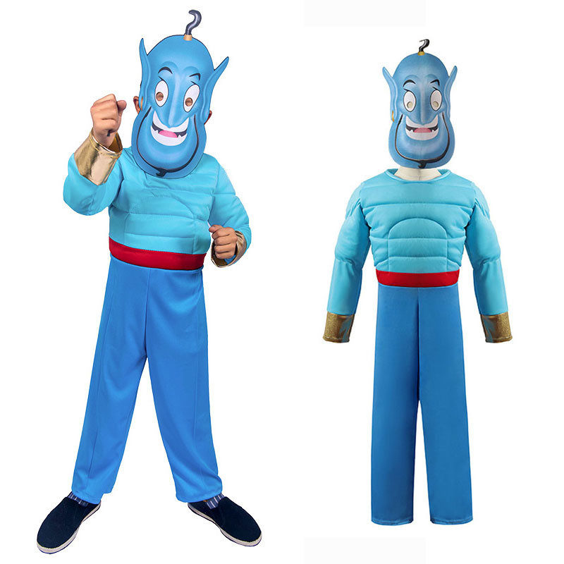 Arab Fairy Tales Muscle Lamp Genie Costume Child Kids Toddler 2-4Y 4 ...