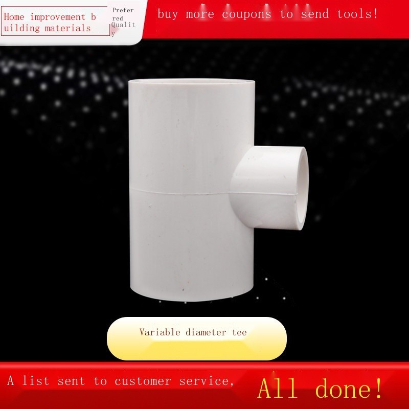 pvc water supply pipe fittings different diameter variable diameter ...