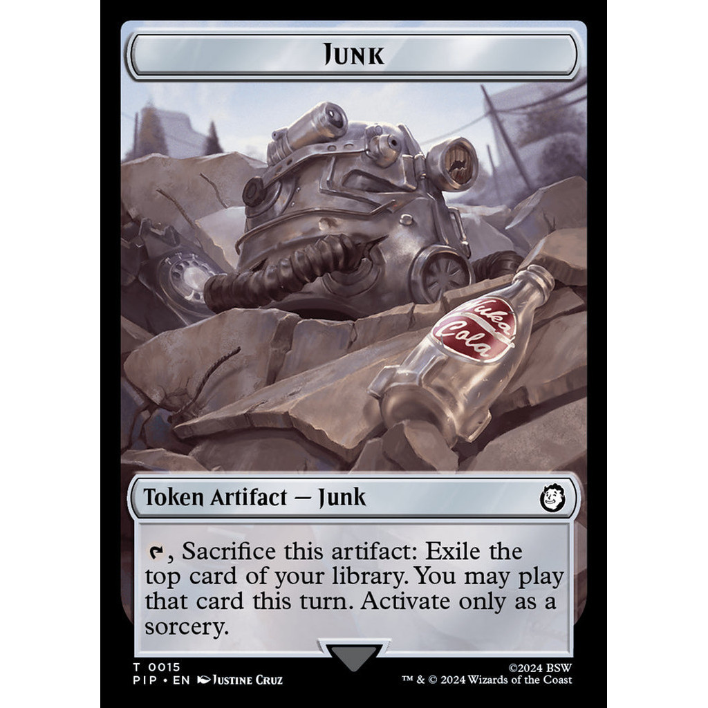 Junk // Human Knight Double-Sided Token [Fallout Tokens] | Shopee ...