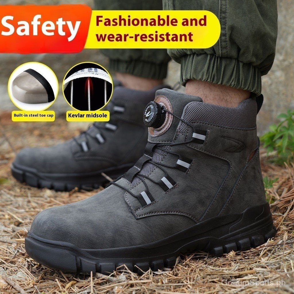 Quality Assurance Safety Shoes Safety Boots Rotating Buttons ...