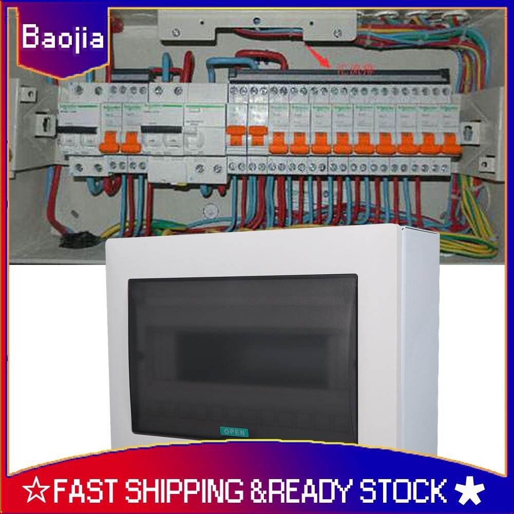 Baojia Distribution Box Protective 12 Way Safe Surface Mounted Power ...