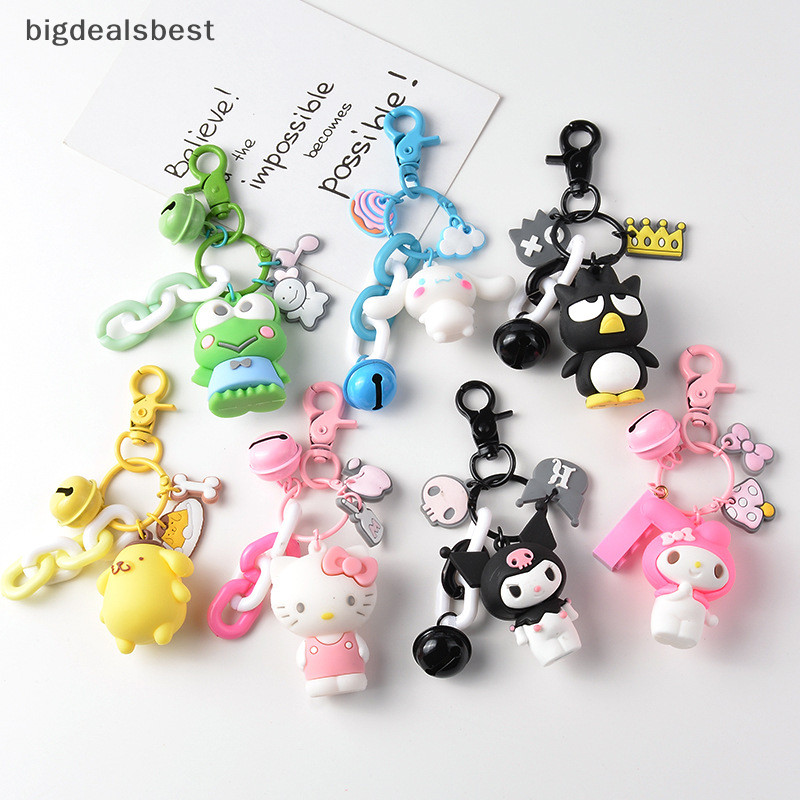 BDB Cute Cartoon Kawaii Sanrioed Kuromi Mymelody Cinnamorol Keychain ...