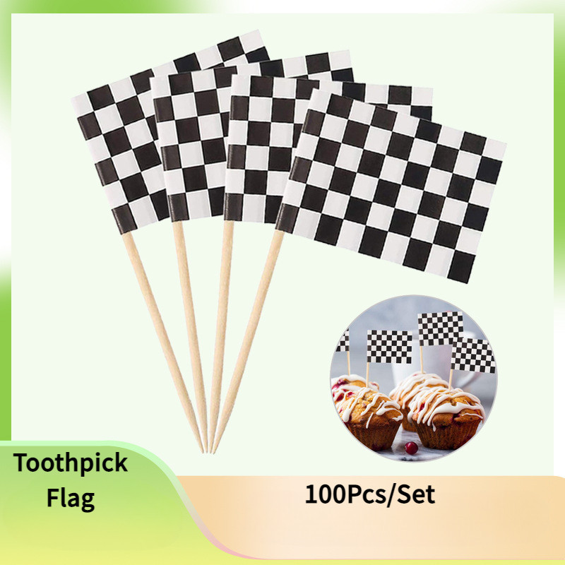 (100Pcs/Set)F1 Theme Party Checkered flag Decoration Racing Formula 1 ...