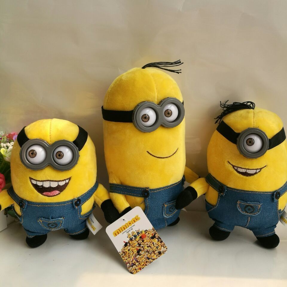 Despicable Me 3D Three-Dimensional Eye Muppet Minion Doll Children ...