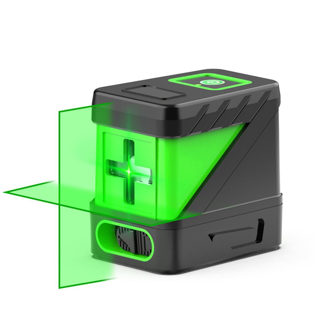 Self-Leveling Laser Level, 2 Lines Laser Level Green Cross Laser Beam ...