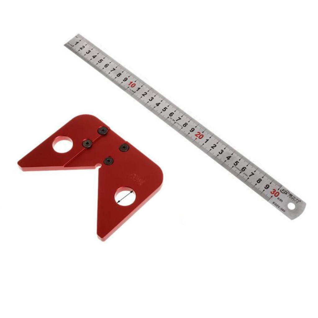 Center Scribe Center Finder Measuring Tool Woodworking Line Caliber ...