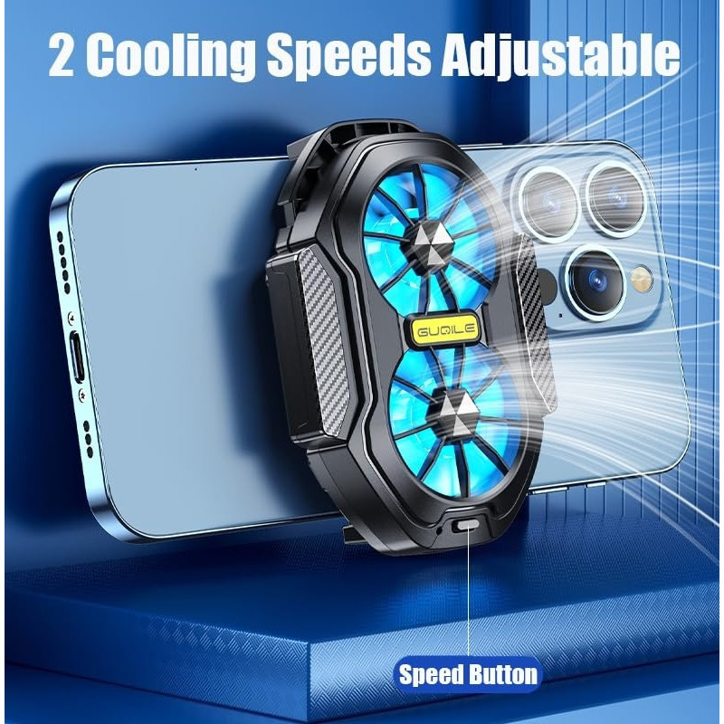 Dual Fan Rechargeable Long Lasting Stronger cooling FS01 Air cooling ...