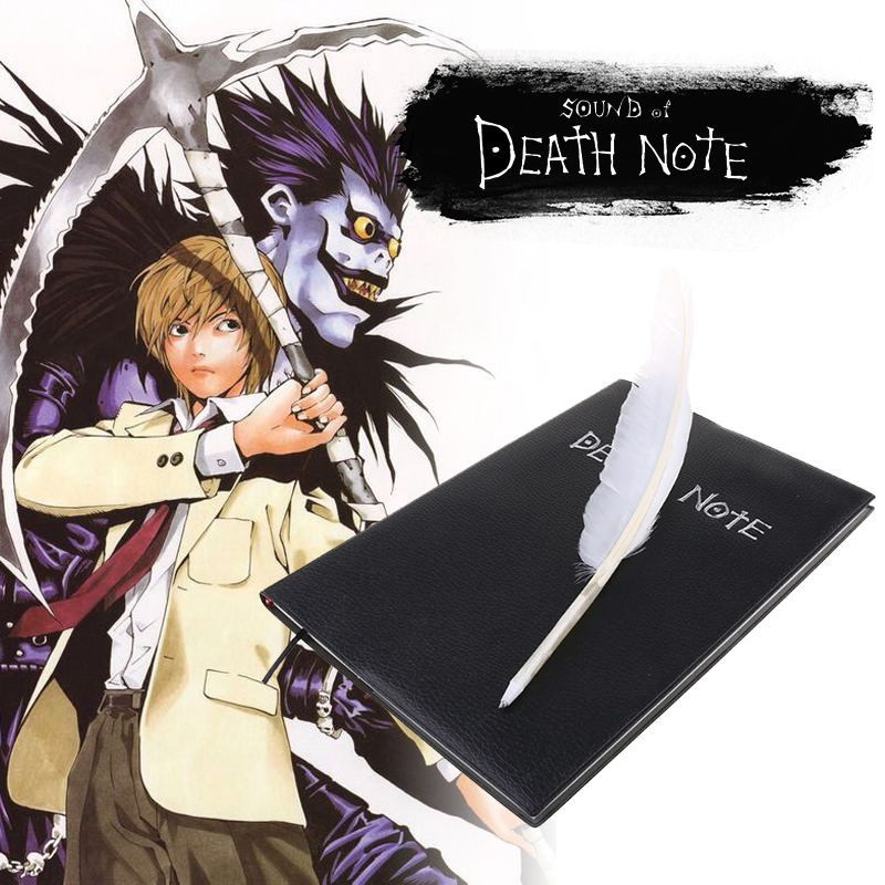Death Note Feather Pen Book Cartoon Japan Animation Notebook Theme ...