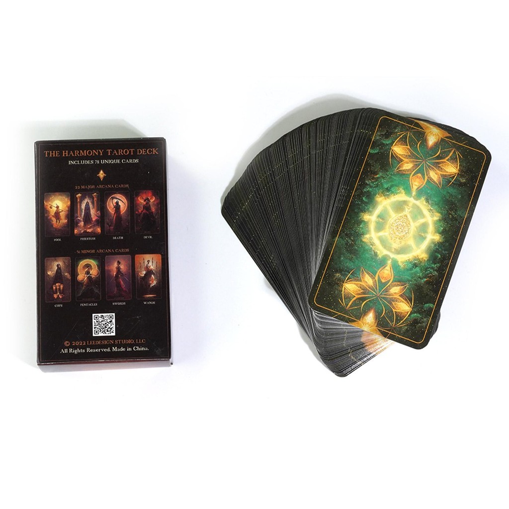 The Harmony Tarot Deck Oracle Cards Board Game 78 Cards Funny Tarot ...