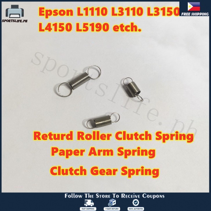 Printer Feed Sensor Spring Set Extension Spring Paper Arm Sensor spring ...