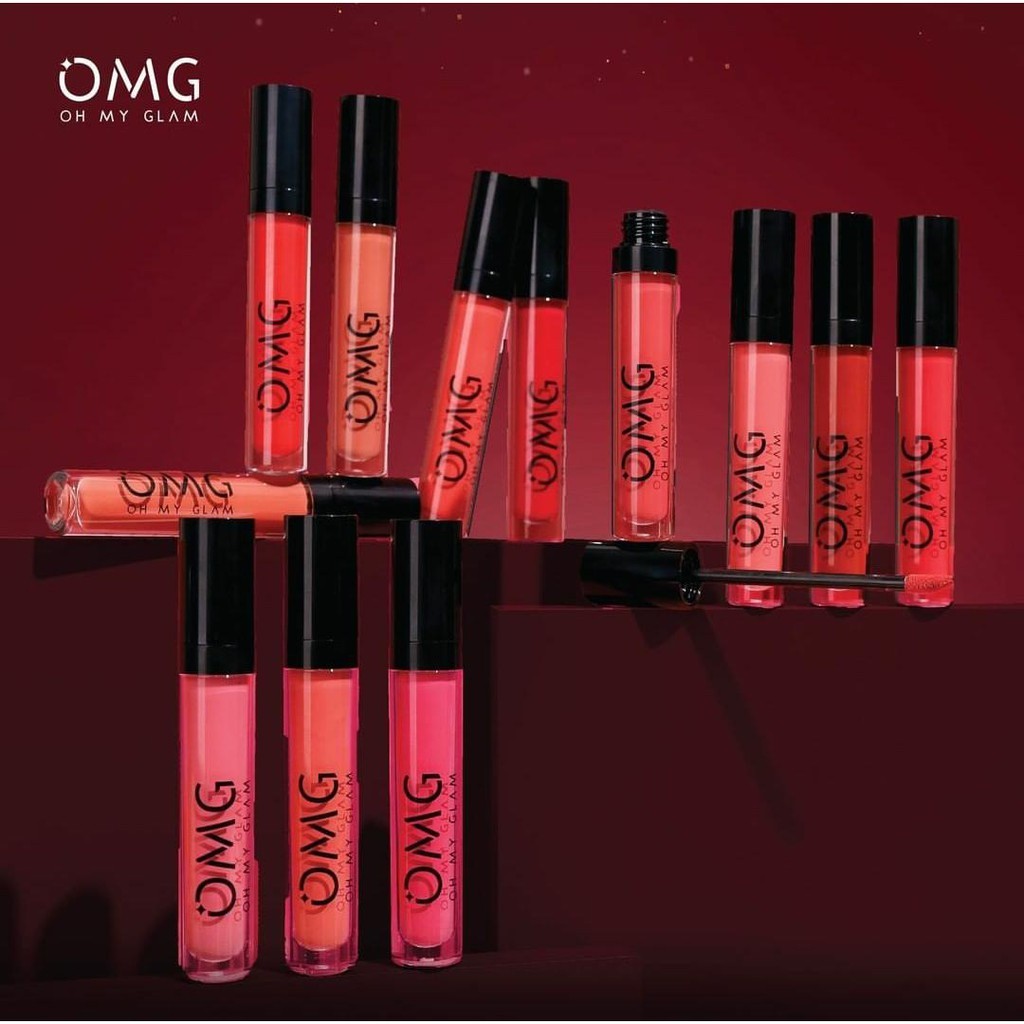 Omg OH MY GLAM Matte Kiss Lip Cream - Lip Cosmetics | Shopee Philippines