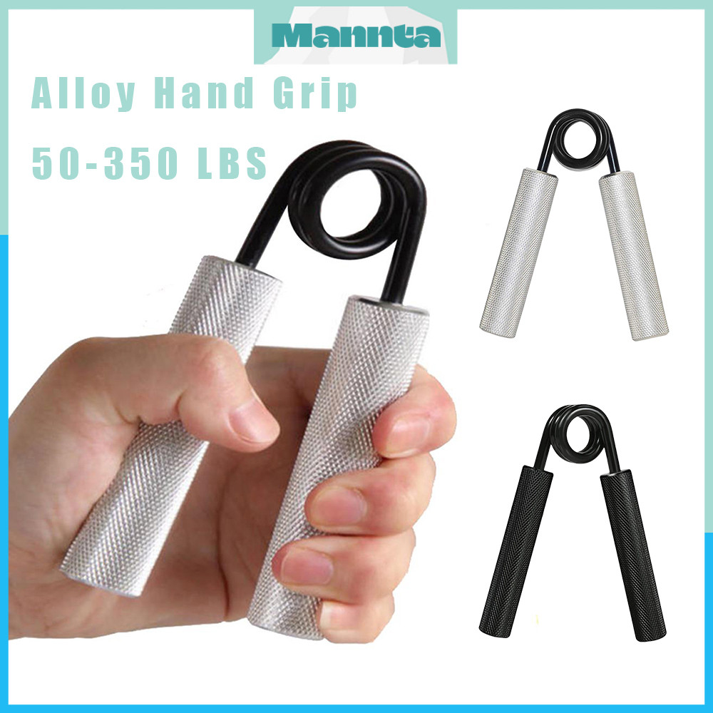 50-350lbs Hand Grip Exercise Forearm Grip Muscle Strengthener Steel ...
