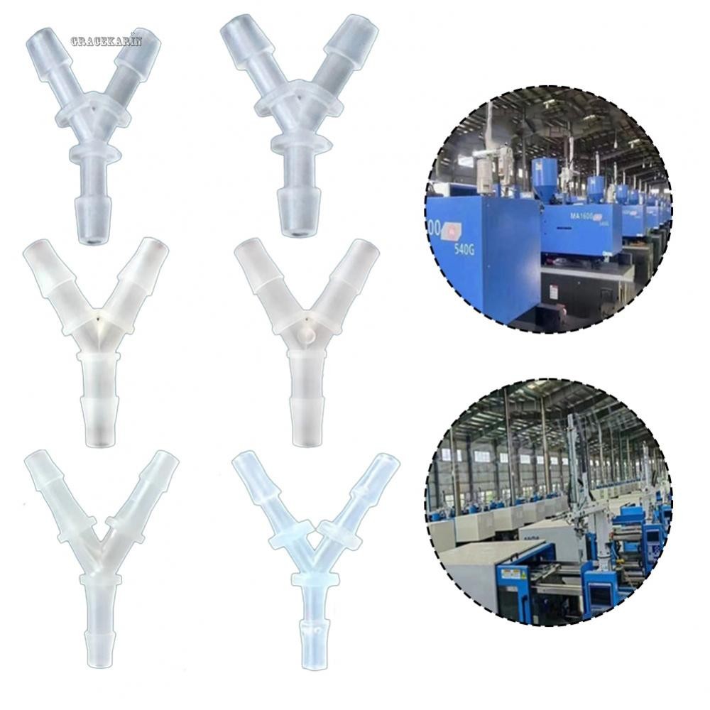 PP YTee Barbed Connector for For air Hose Diverter Oxygen Concentrator ...