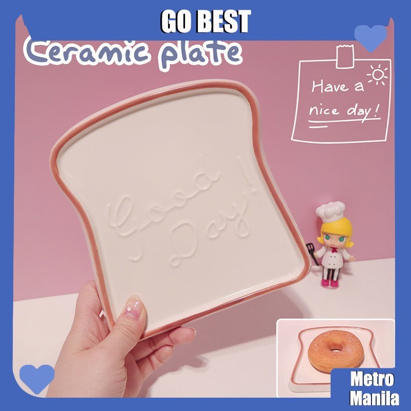 Breakfast Plate Creative Ceramic Bread Salad Dessert Plates Fruit Tray ...