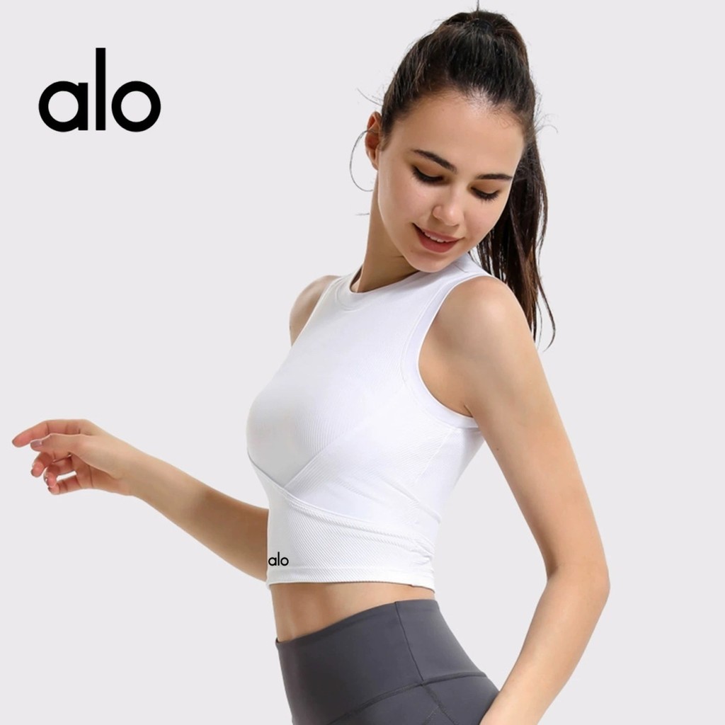 alo yogaYoga Clothes Sports One-Piece Vest Abdominal Exercising Band ...