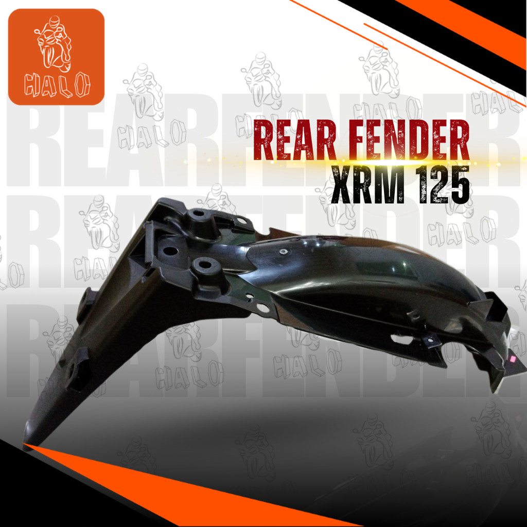 [HALO MOTOR] MOTORCYCLE PARTS REAR FENDER FOR XRM 125 | Shopee Philippines