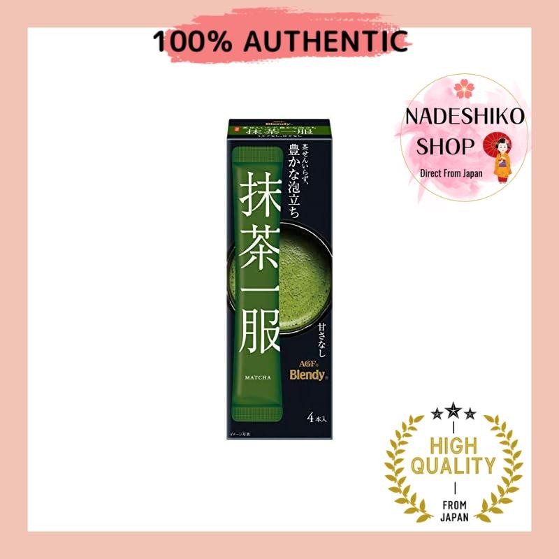 AGF Blendy Matcha One Cup No Milk 4-pack x 6 boxes [Powdered Matcha ...