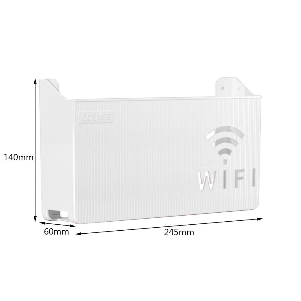 Wall Mount Wireless Wifi Router Shelf Storage Box Modem Router Cover ...