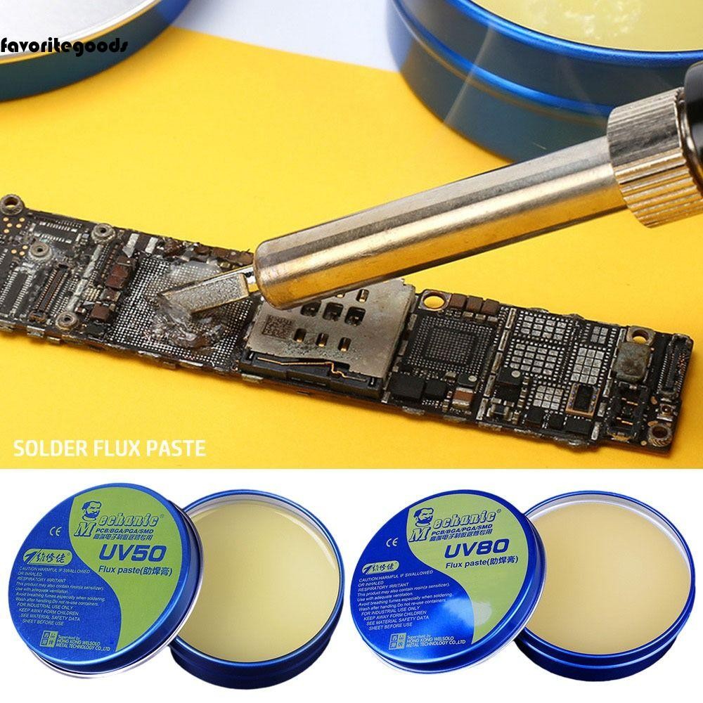 FAVORITEGOODS Solder Flux Paste, No-clean Halogen-free Soldering Paste, Practical Lead-Free ...