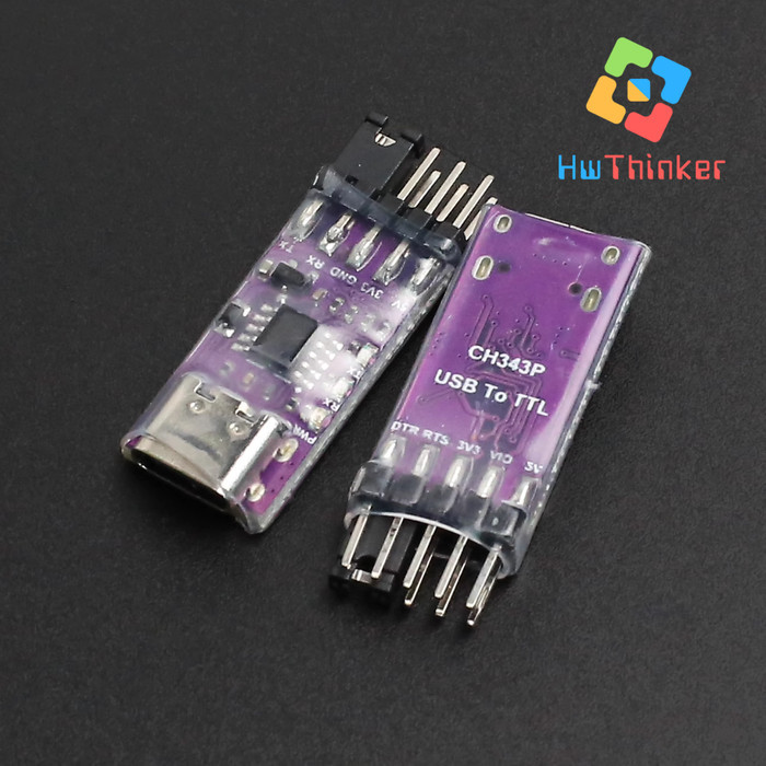 Usb Serial Module CH343 CH343P UART TTL USB Akiskron High Speed 6Mbps DTR RTS Type-C TypeC ...