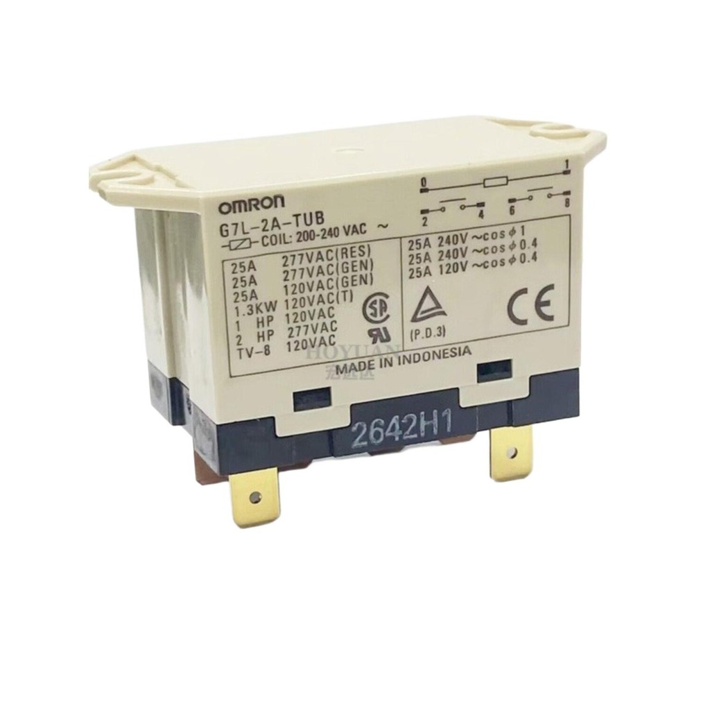 220VAC Omron High Power Relay G7L-2A-TUB AC OMRON Air Conditioner 24VDC ...