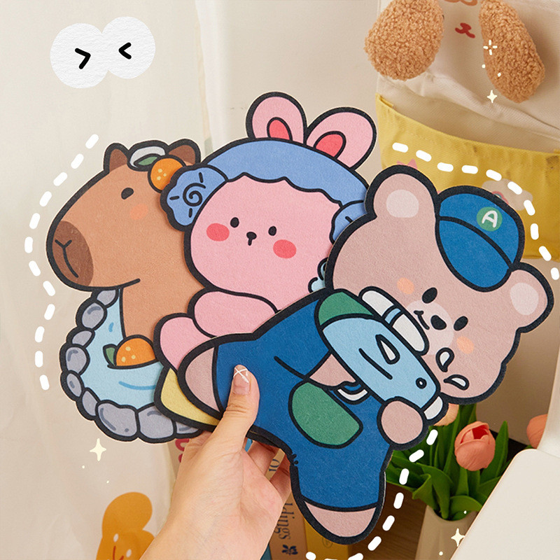 Toilet Deodorant Stickers Cartoon Funny Thick Felt Deodorant Sticker ...