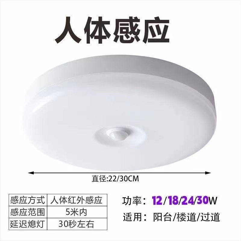 Custom roundLEDThree-Proof Ceiling Lamp Wide Pressure Constant Light ...