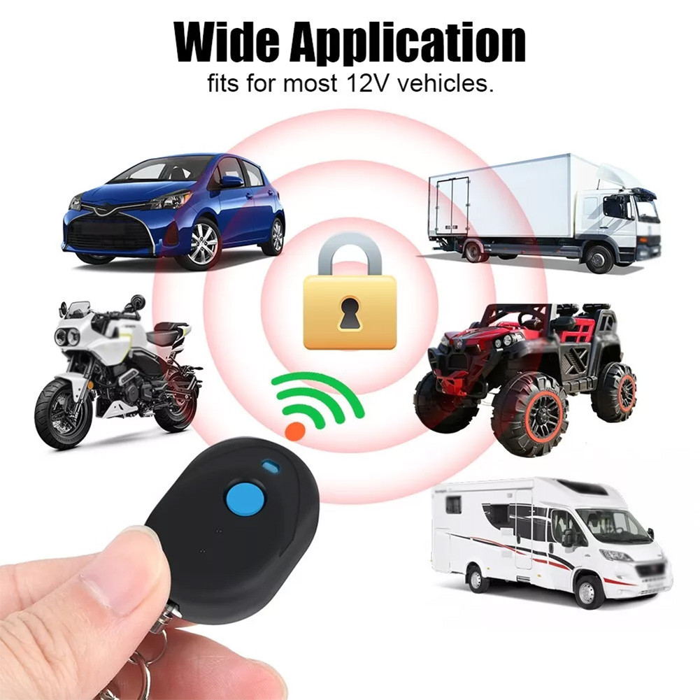 Car Anti Theft System 12V Auto Unlock Immobilizer Device with Remote ...