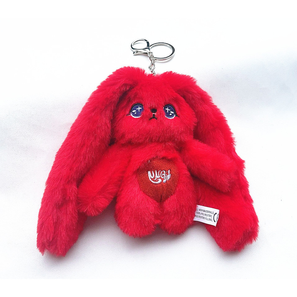 Kpop Gidle yuqi the same SOLO Red Rabbit keychain Backpack pendant Key ...