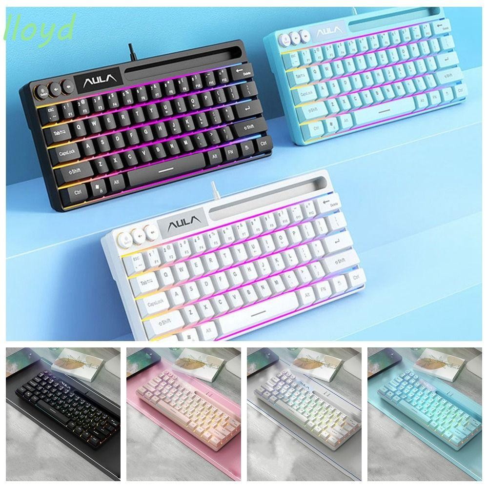 LLOYD1 F3061 Mechanical Keyboard, ABS Wired 64 Key RGB Keyboard, Wired ...