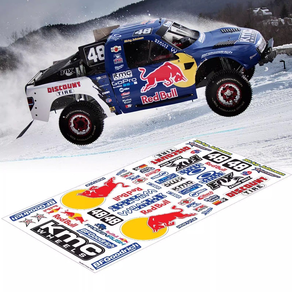 1/10 Redbull Rc Short Truck UDR Sticker Size 40x20cm | Shopee Philippines