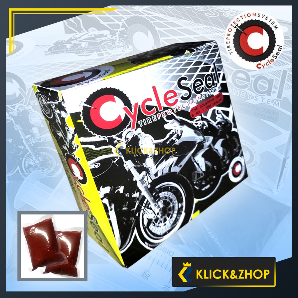Cycle Seal Tire Sealant Pack: Contains 2x200ml Sachet of Tire Sealant ...