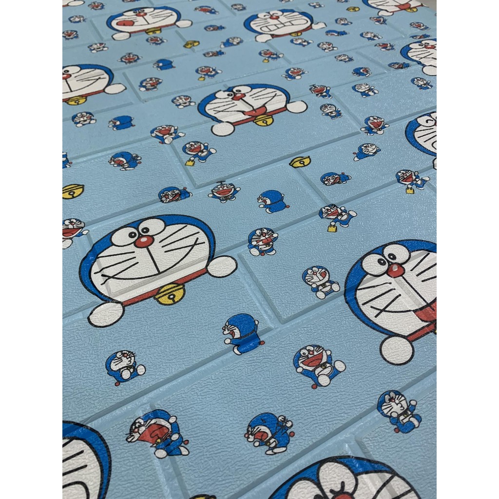 Combo of 10 super cheap do-re-mon cartoon wall stickers | Shopee ...