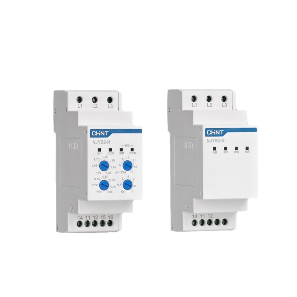 Chint voltage protection relay NJYB2 multi-function phase-off phase ...