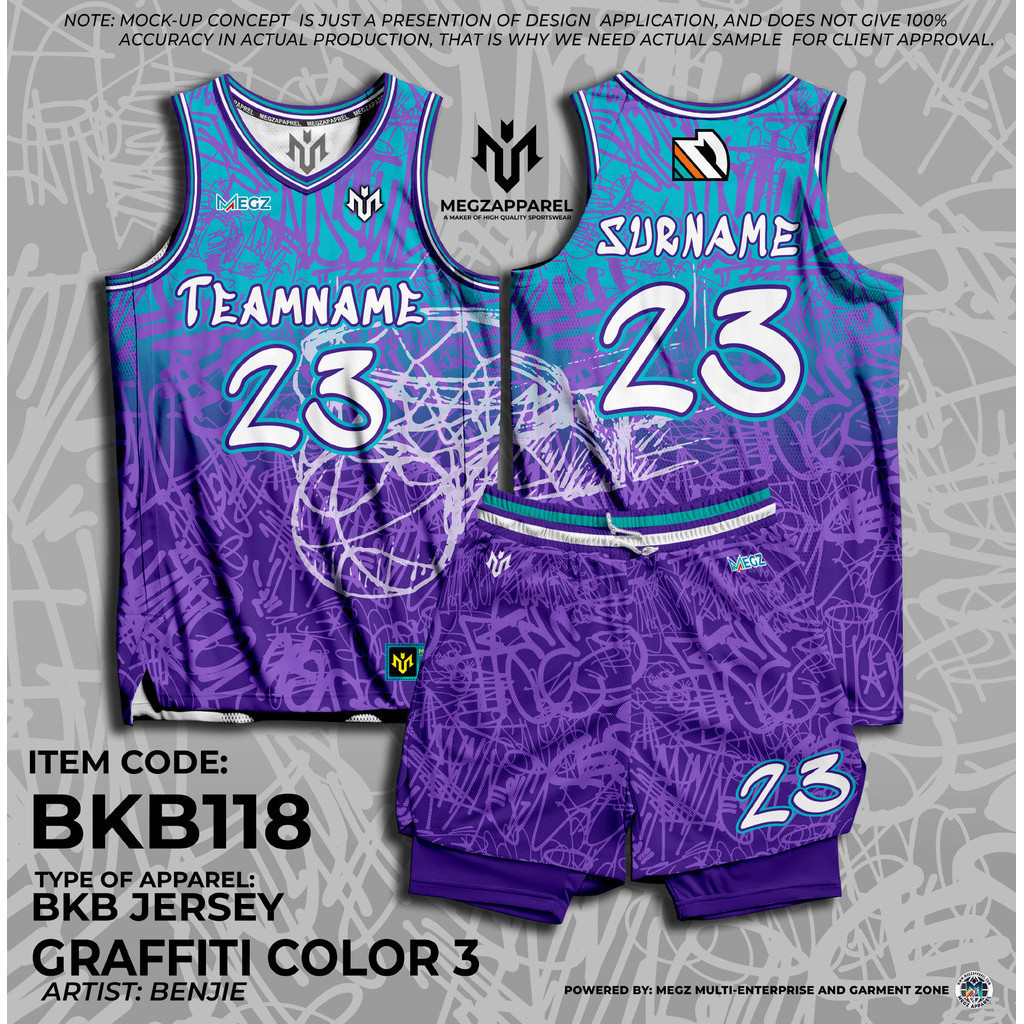 MEGZ Free Customized Team Name Surname and Number Basketball Jersey ...