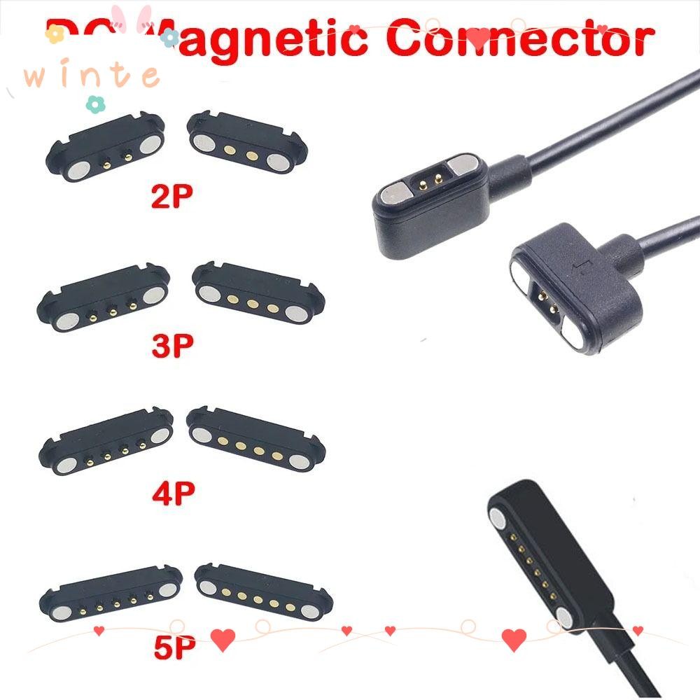 WINTE Pogopin Magnetic Connector, 2Pin 3Pin 4Pin 5Pin Waterproof DC ...