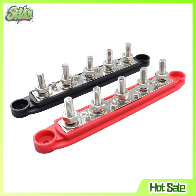 M8 5 Stud Power Distribution Block 300 Amp Rating BUSBAR With Cover Bus ...