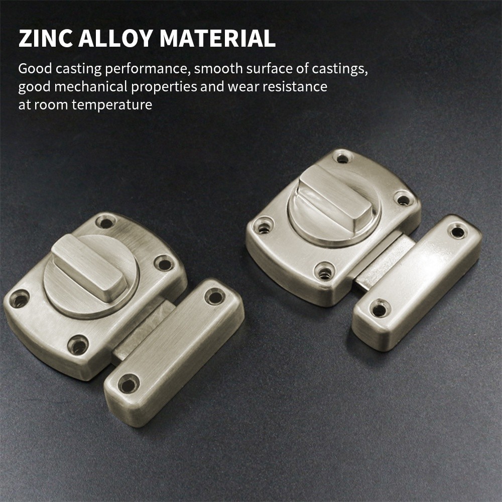 Universal Twist Lock Zinc Alloy Security Thicken Cast Barrel Bolt Slide ...