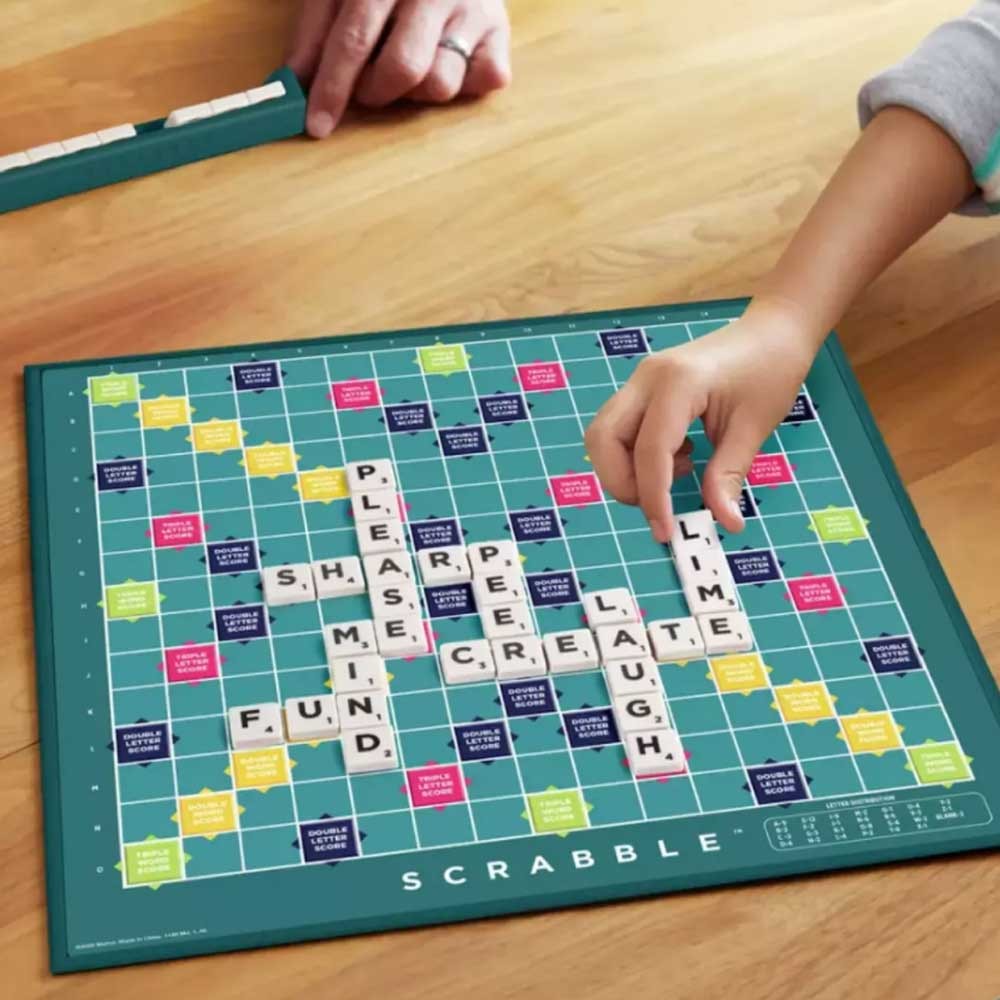 Scrabble Board Game Crossword Game For Kids Family Interactive Party ...