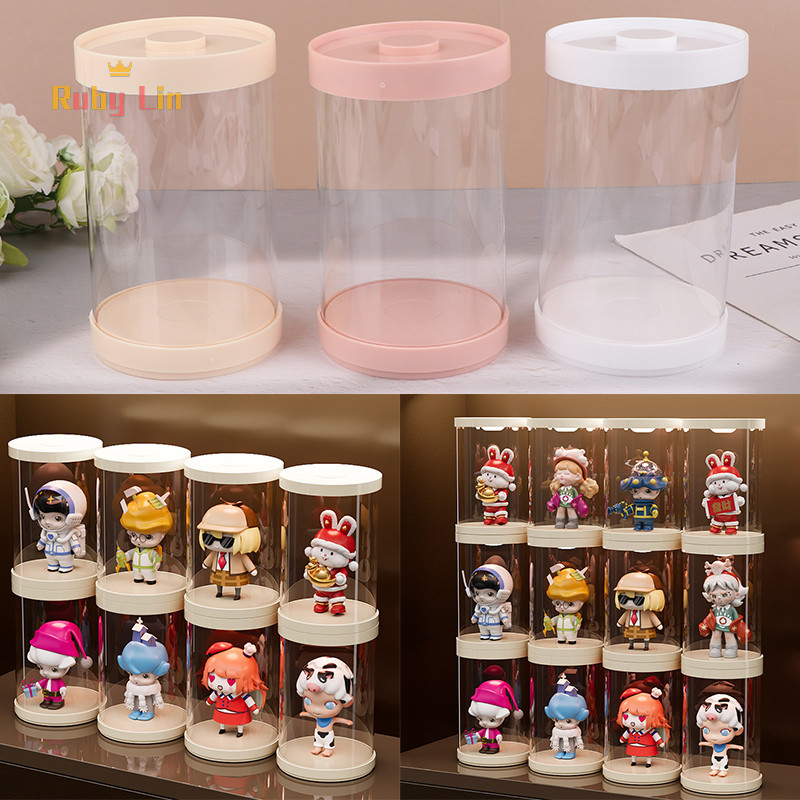 Ruby Lin 2Pcs Transparent Acrylic Display Organizer Figures Collectible ...
